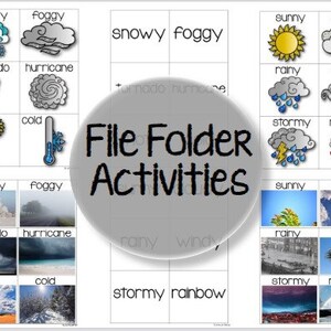 Weather Unit for Special Education - Etsy