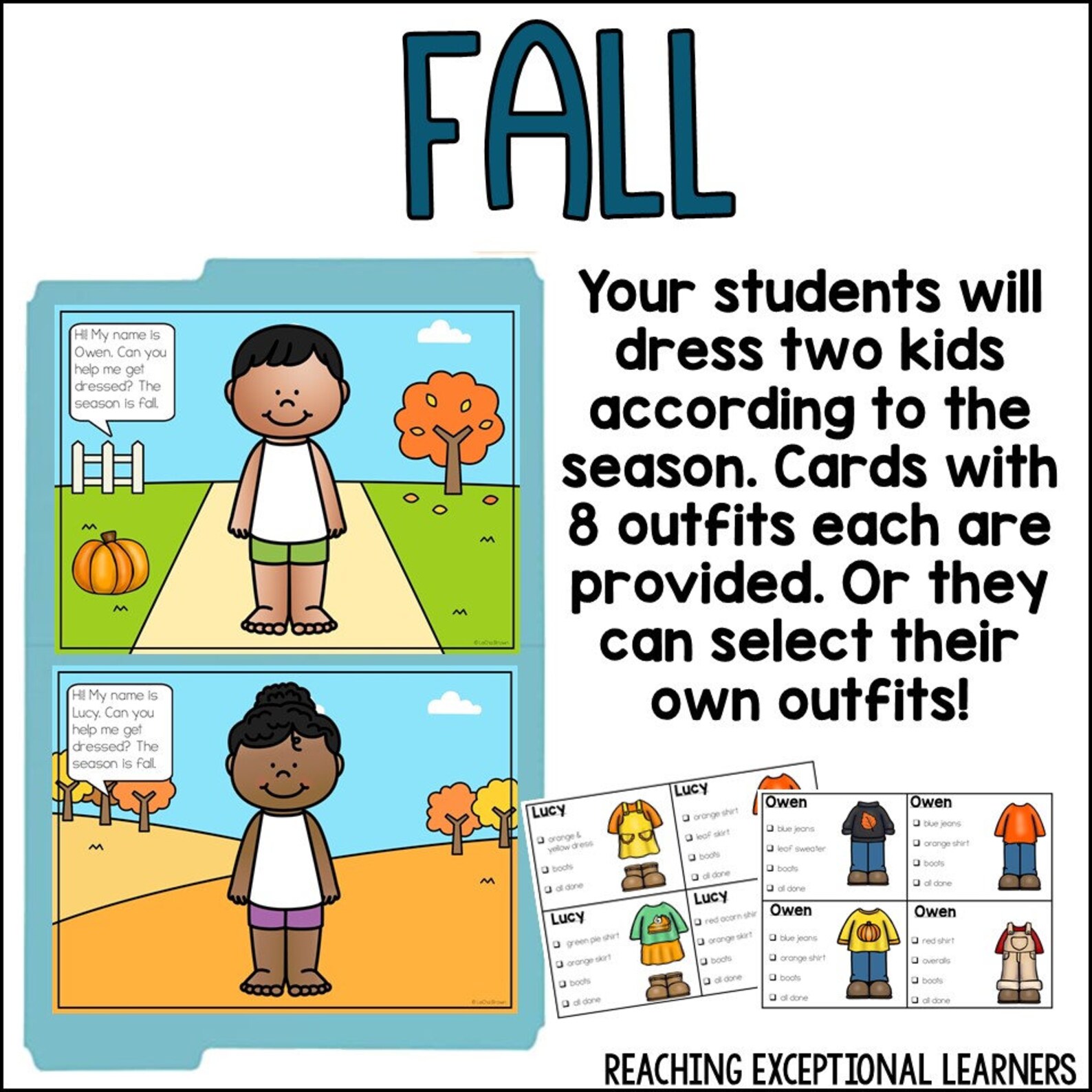 Dress up File Folder Activities - Etsy