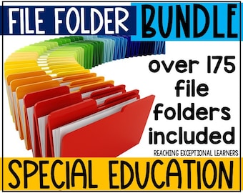 File Folder Special Education - Etsy