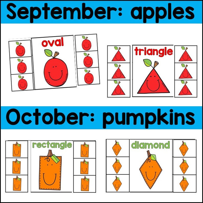 Errorless Shapes Task Boxes - Etsy