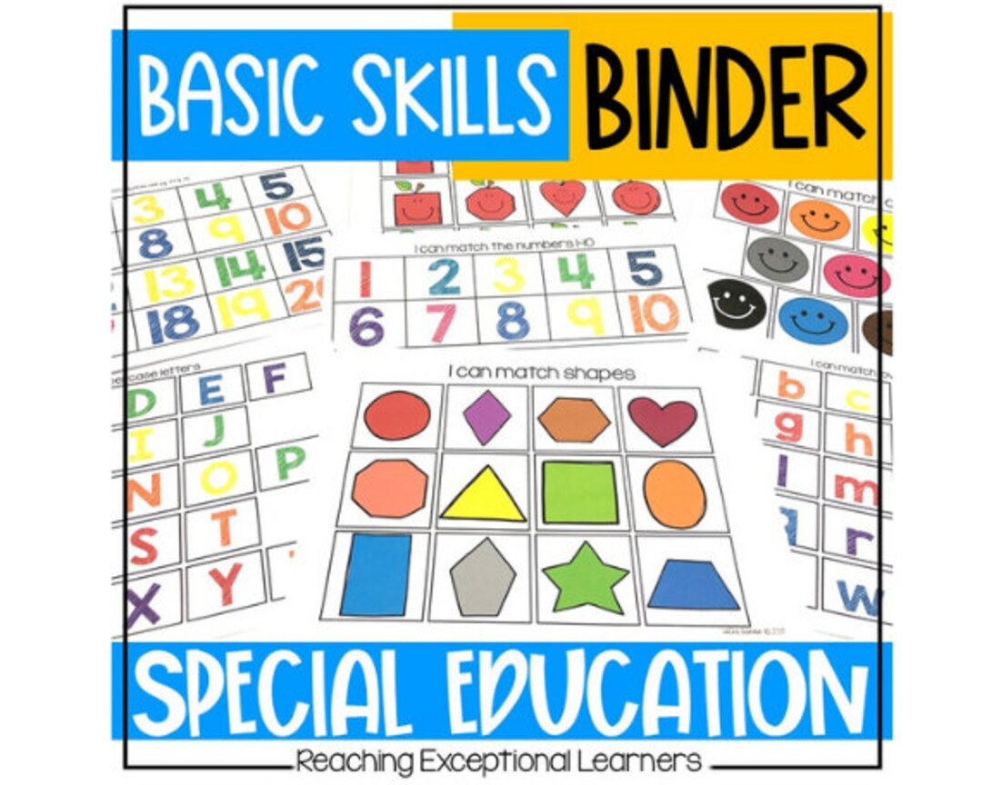 Basic Skills Binder - Etsy