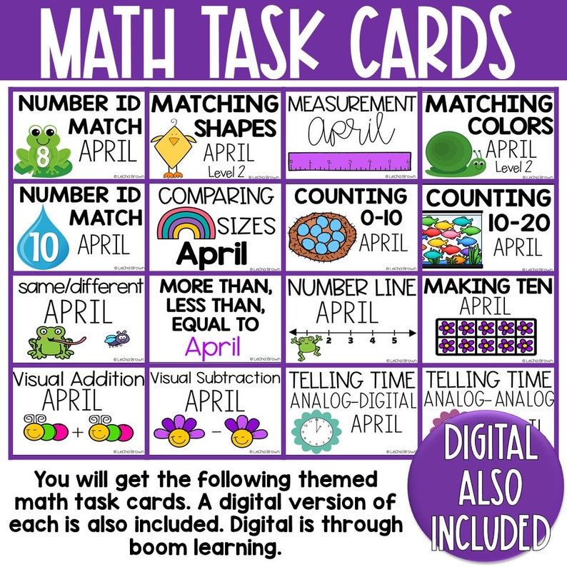 April Resources for Special Education - Etsy