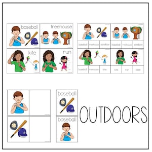 ASL Task Box Activities - Etsy