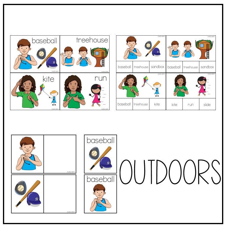 ASL Task Box Activities - Etsy