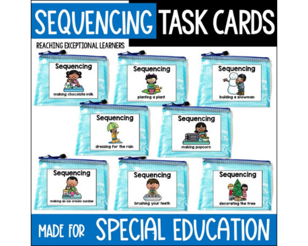 Sequencing Task Cards - Etsy