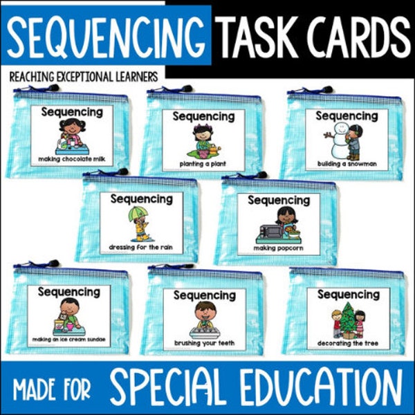 Sequencing Cards - Etsy