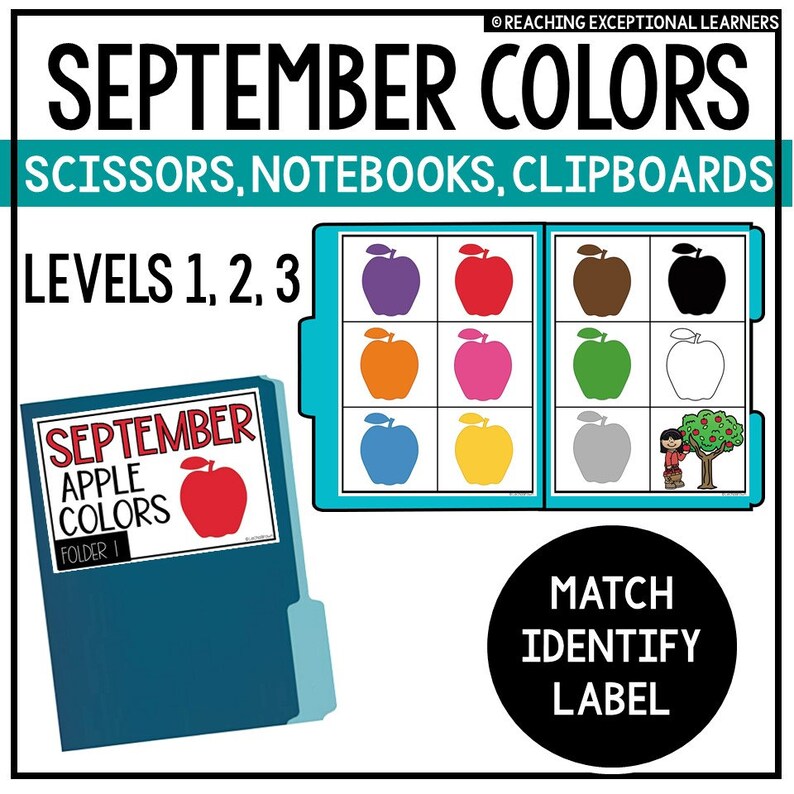 September Math File Folder Bundle - Etsy