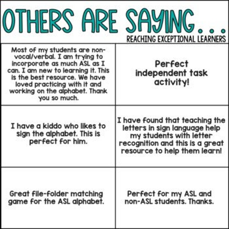 ASL Alphabet File Folder Activity - Etsy