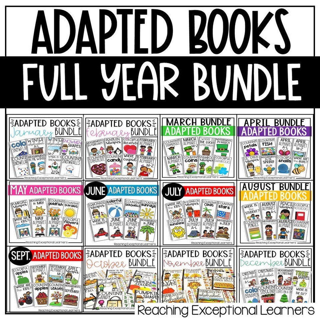 Adapted Books Full Year Bundle - Etsy