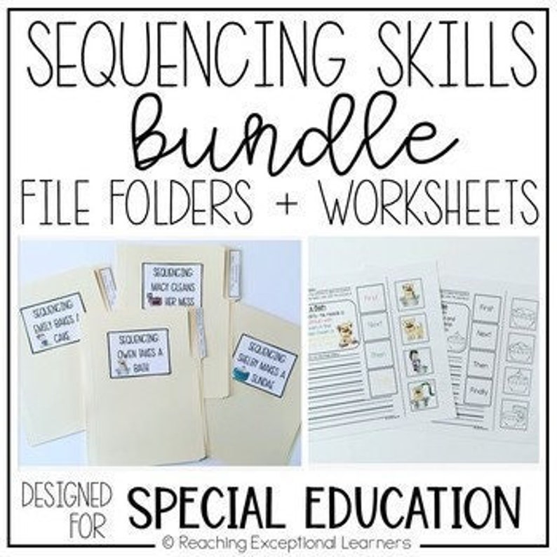 Sequencing Skills Bundle Special Education - Etsy
