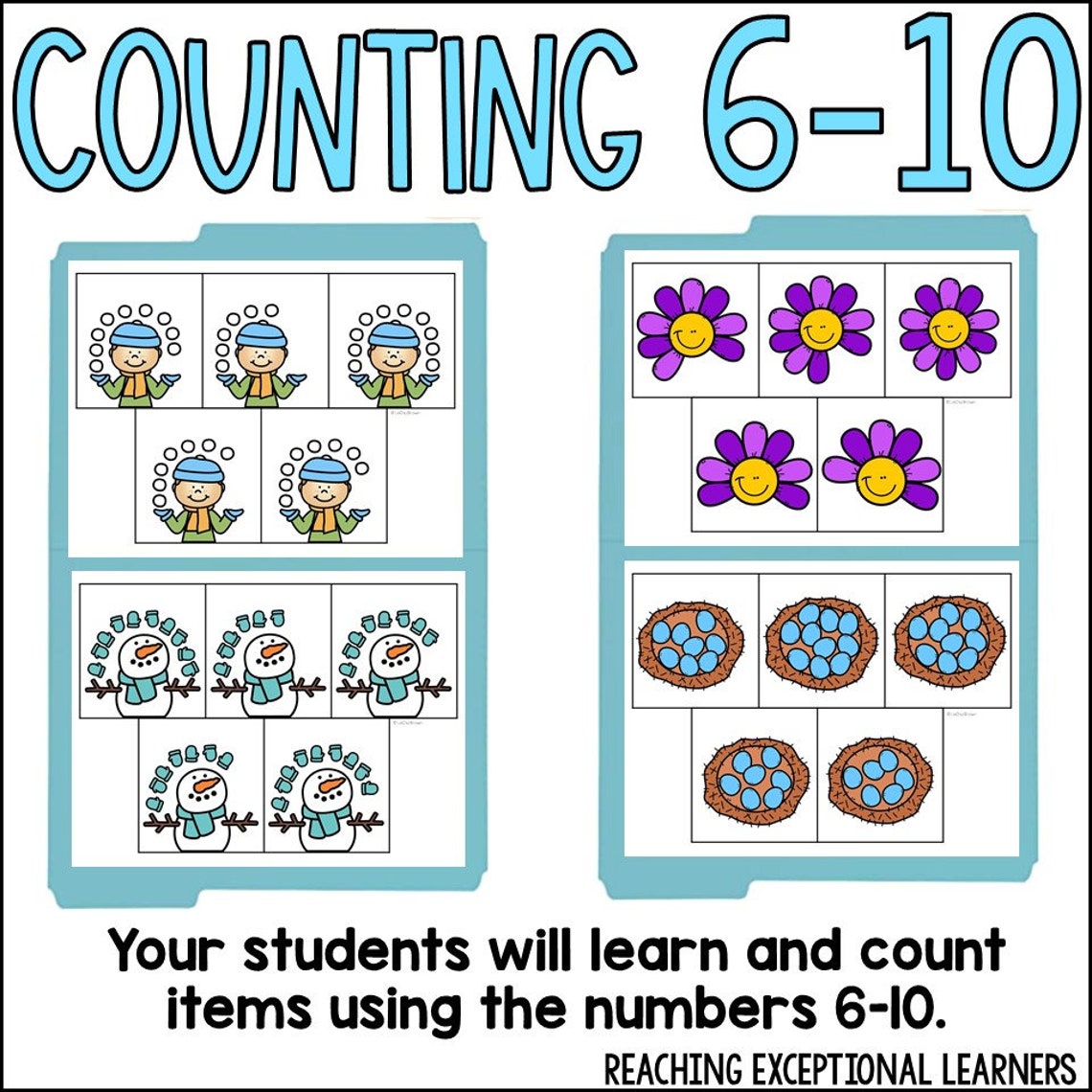 Counting to 20 File Folder BUNDLE - Etsy