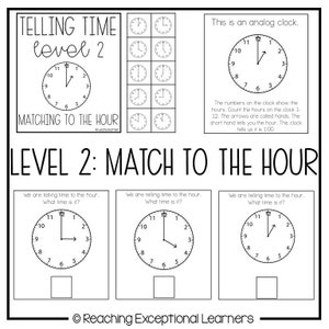 Telling Time Interactive Books - Etsy