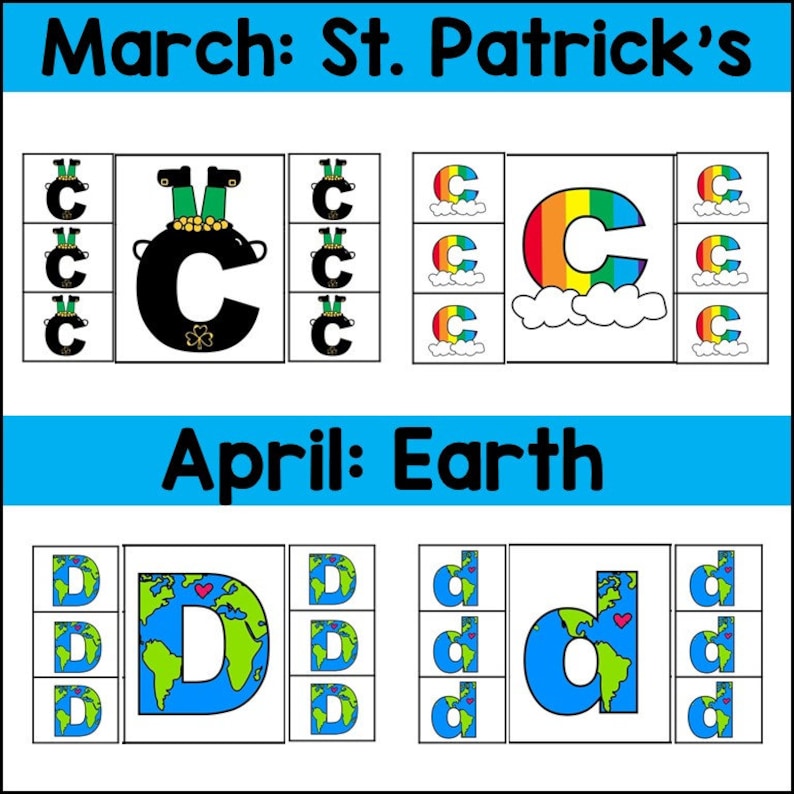 Errorless Alphabet Task Boxes - Etsy