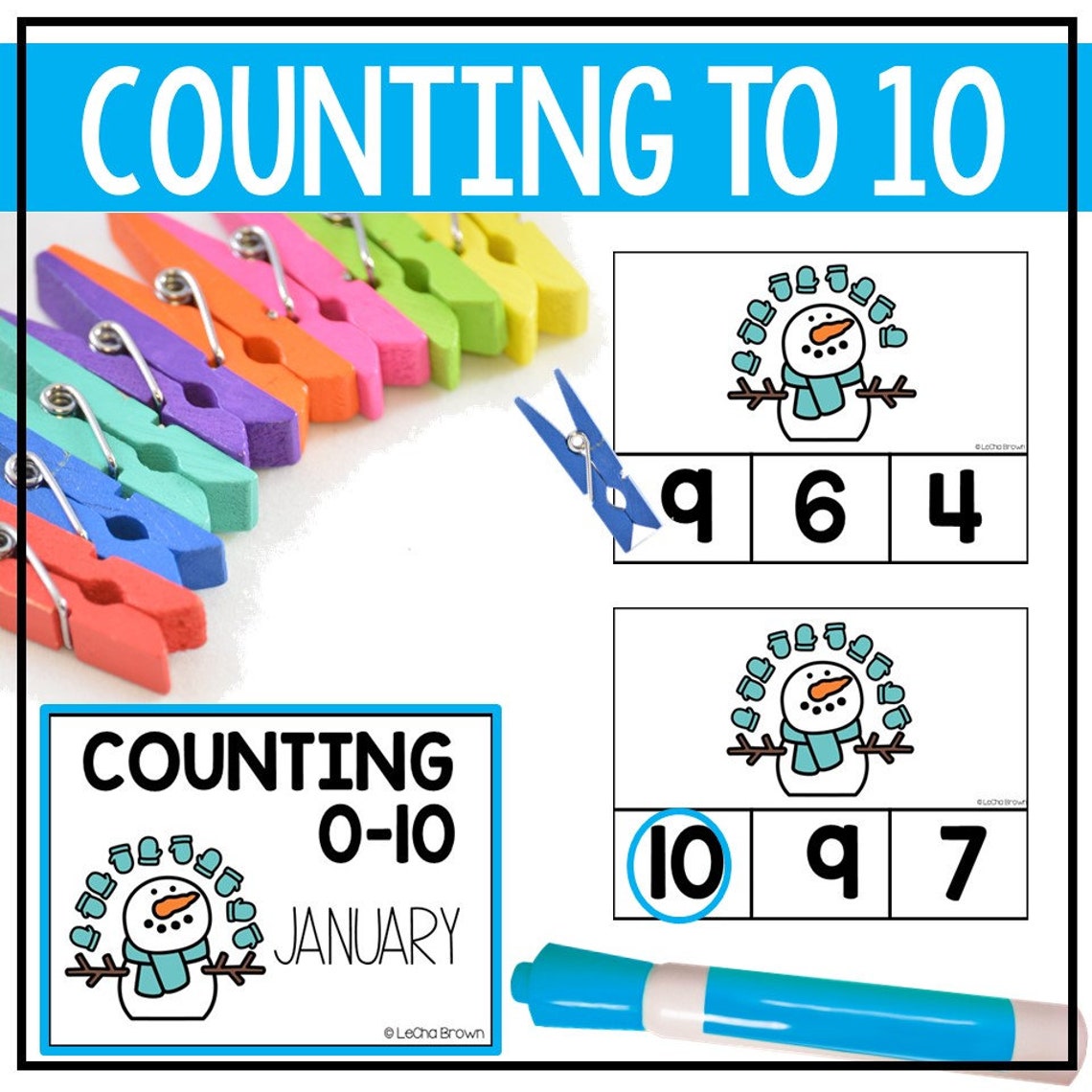 January Math Task Boxes - Etsy