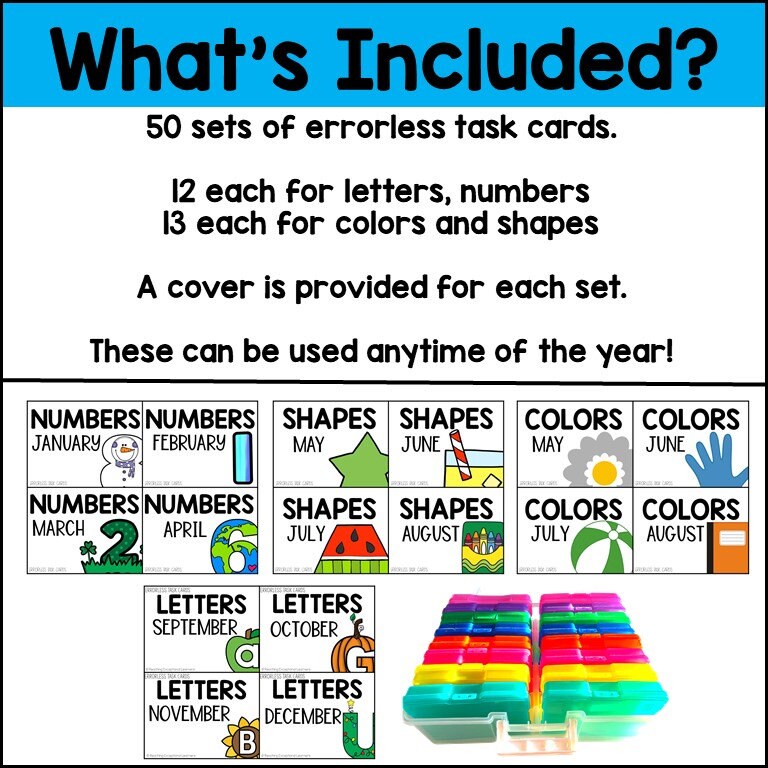 Errorless Task Box Bundle - Etsy