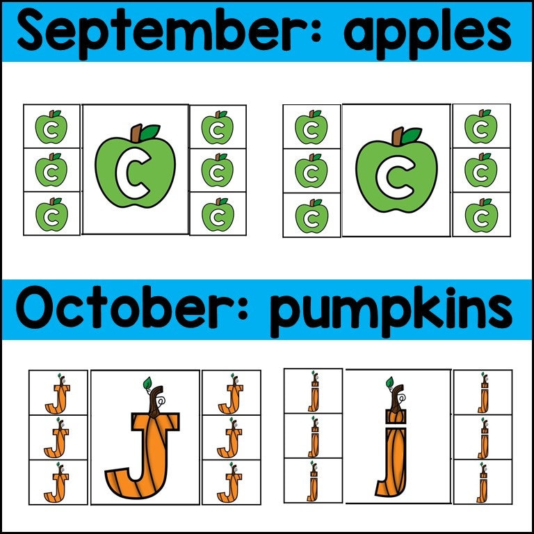 Errorless Alphabet Task Boxes - Etsy