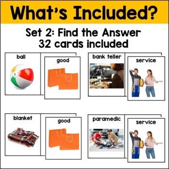 Goods or Services Task Cards Special Education - Etsy