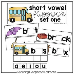 Short Vowel Book Bundle - Etsy