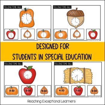 Telling Time Binder for Special Education - Etsy