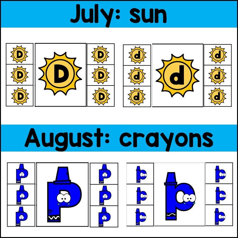 Errorless Alphabet Task Boxes - Etsy