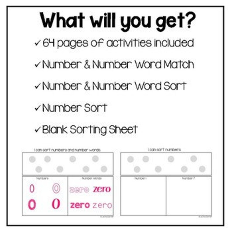 Identifying Numbers Adapted Binder - Etsy