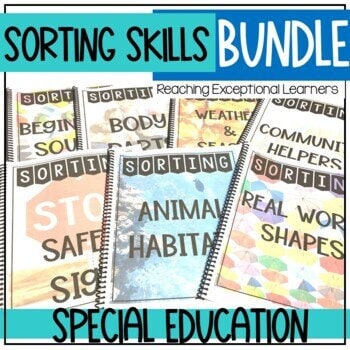 Sorting Skills Bundle for Special Education - Etsy