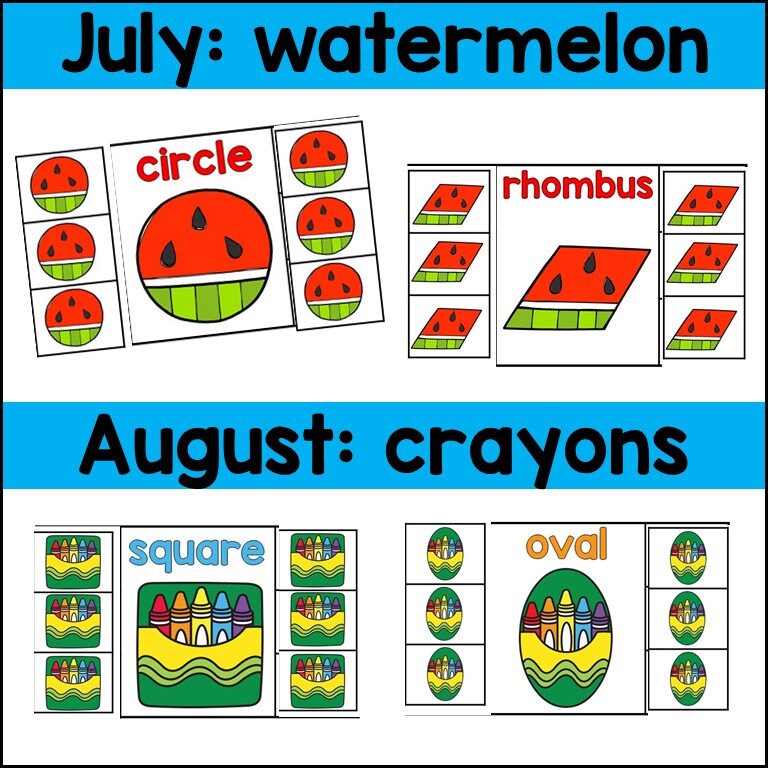 Errorless Shapes Task Boxes - Etsy