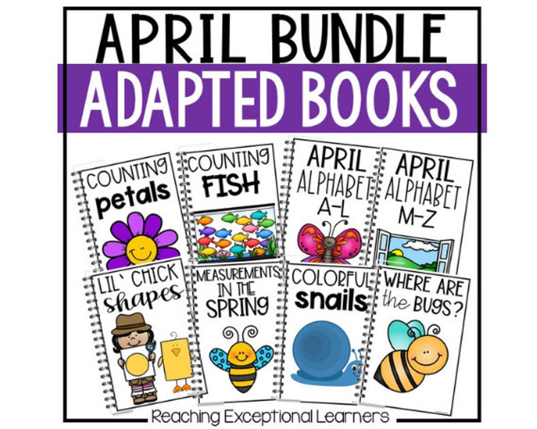 April Adapted Book Bundle - Etsy