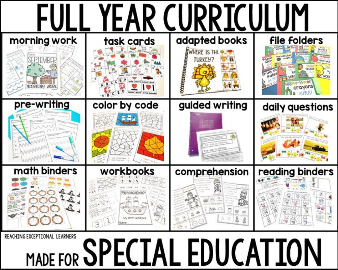 Special Education Curriculum (Instant Download) - Etsy