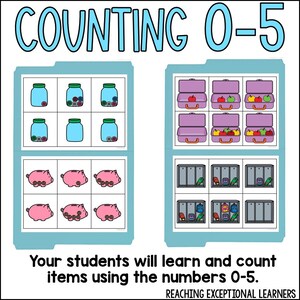 Counting to 20 File Folder BUNDLE - Etsy