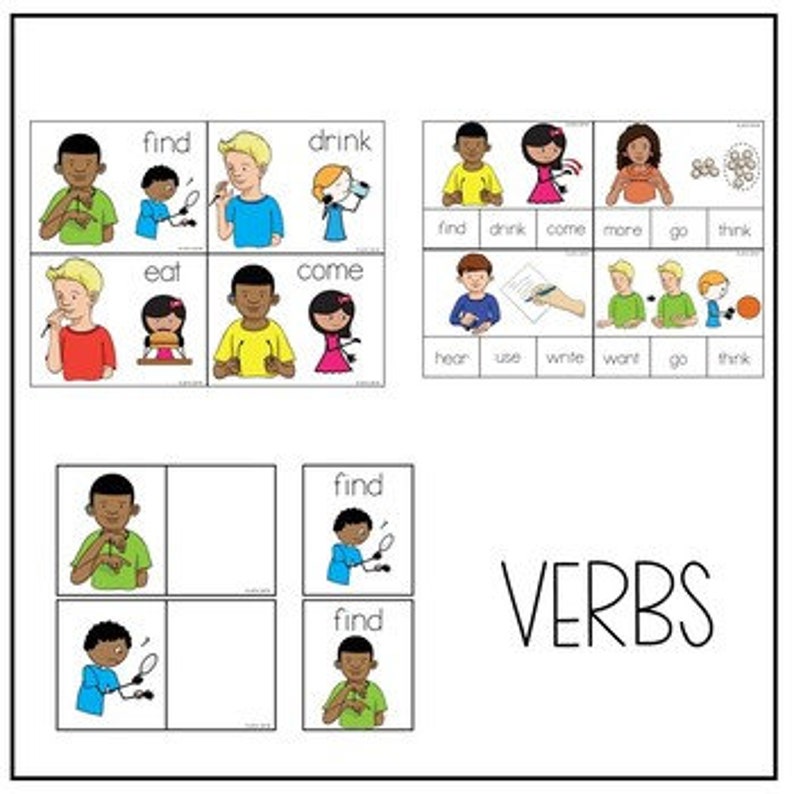 ASL Task Box Activities - Etsy