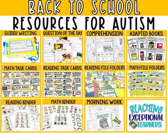 Back to School Resources for Autism and Special Education - Etsy