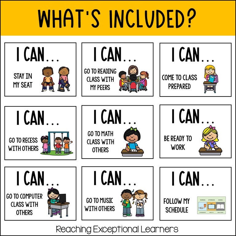 I Can Adaptive Skill Posters for Special Education - Etsy