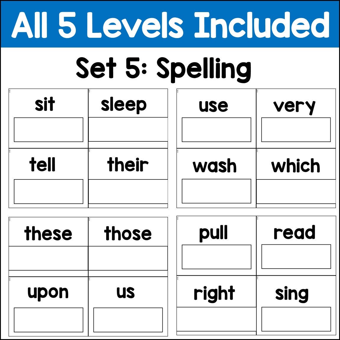 Sight Words Task Cards - Etsy