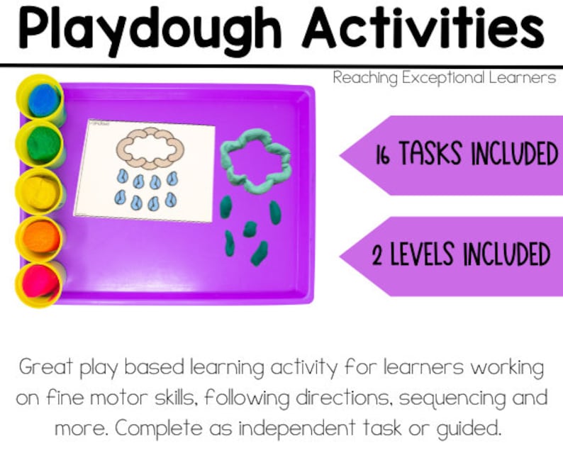 Spring Fine Motor Skill Task Boxes - Etsy