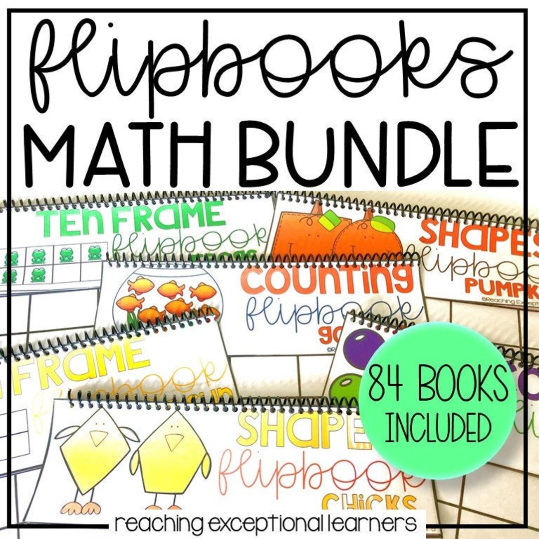 Math Flipbooks BUNDLE - Etsy