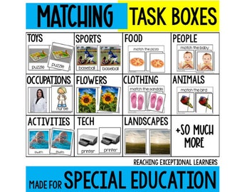Farm Themed Errorless Learning Work Task Boxes & Activities for Early ...