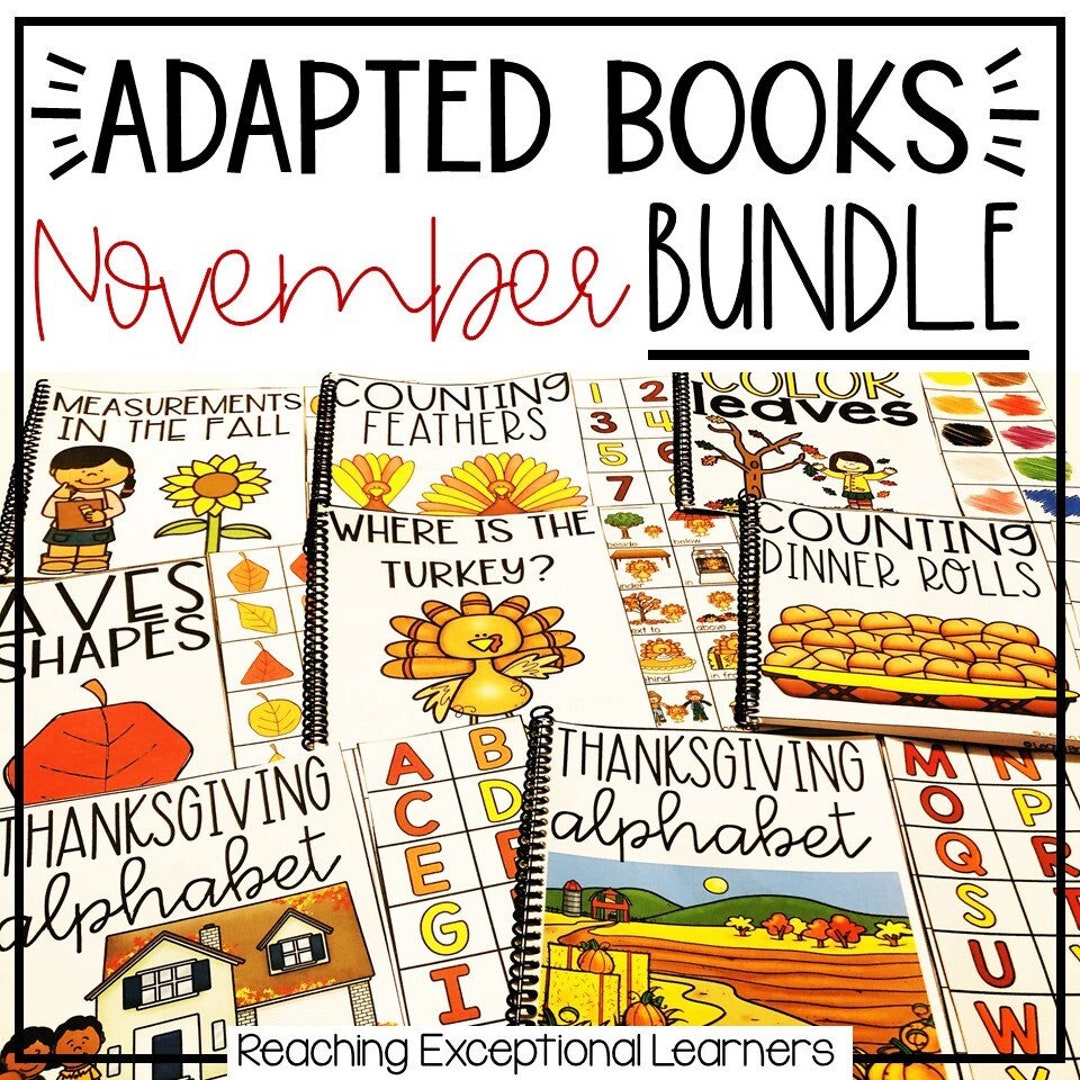 November Adapted Books Bundle - Etsy
