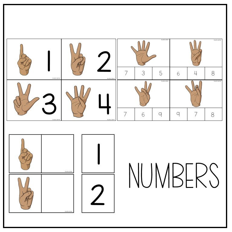 ASL Task Box Activities - Etsy