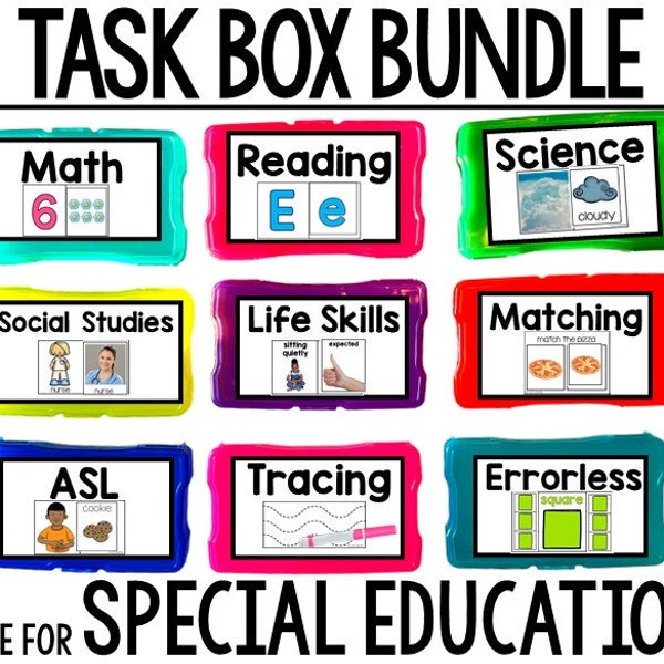 Task Box Special Education - Etsy