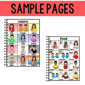 ASL Communication Book - Etsy