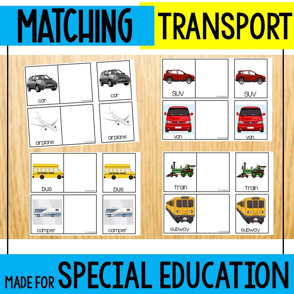 Matching Task Boxes for Special Education - Etsy