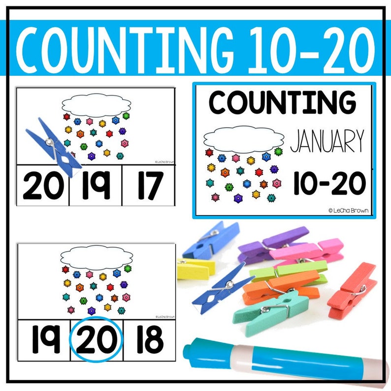 January Math Task Boxes - Etsy