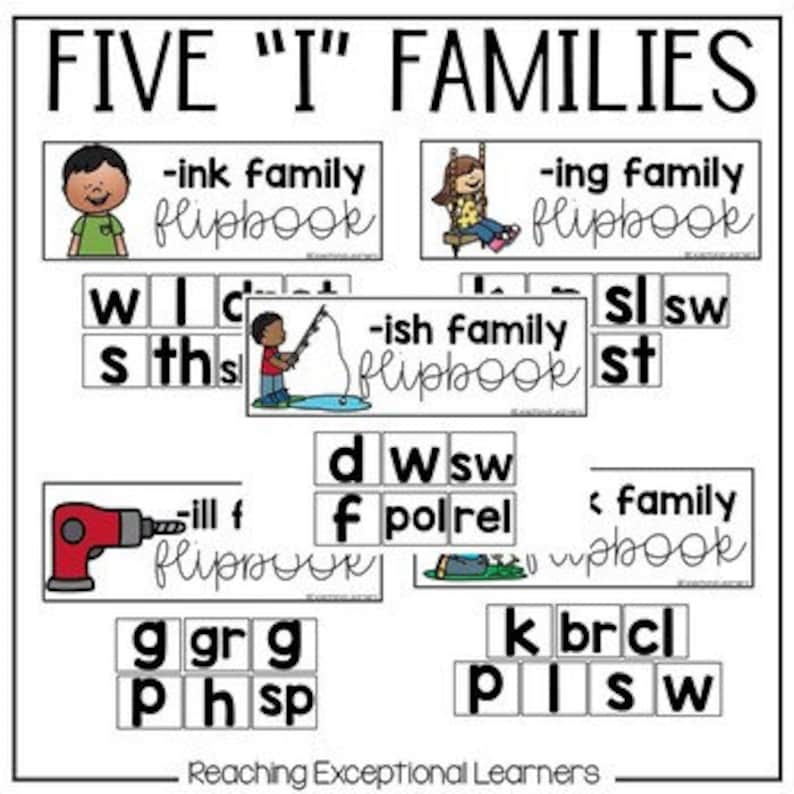 Word Family Book Bundle - Etsy