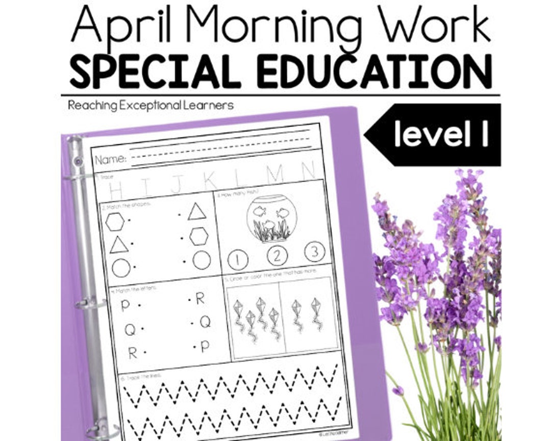 April Morning Work Level 1 - Etsy