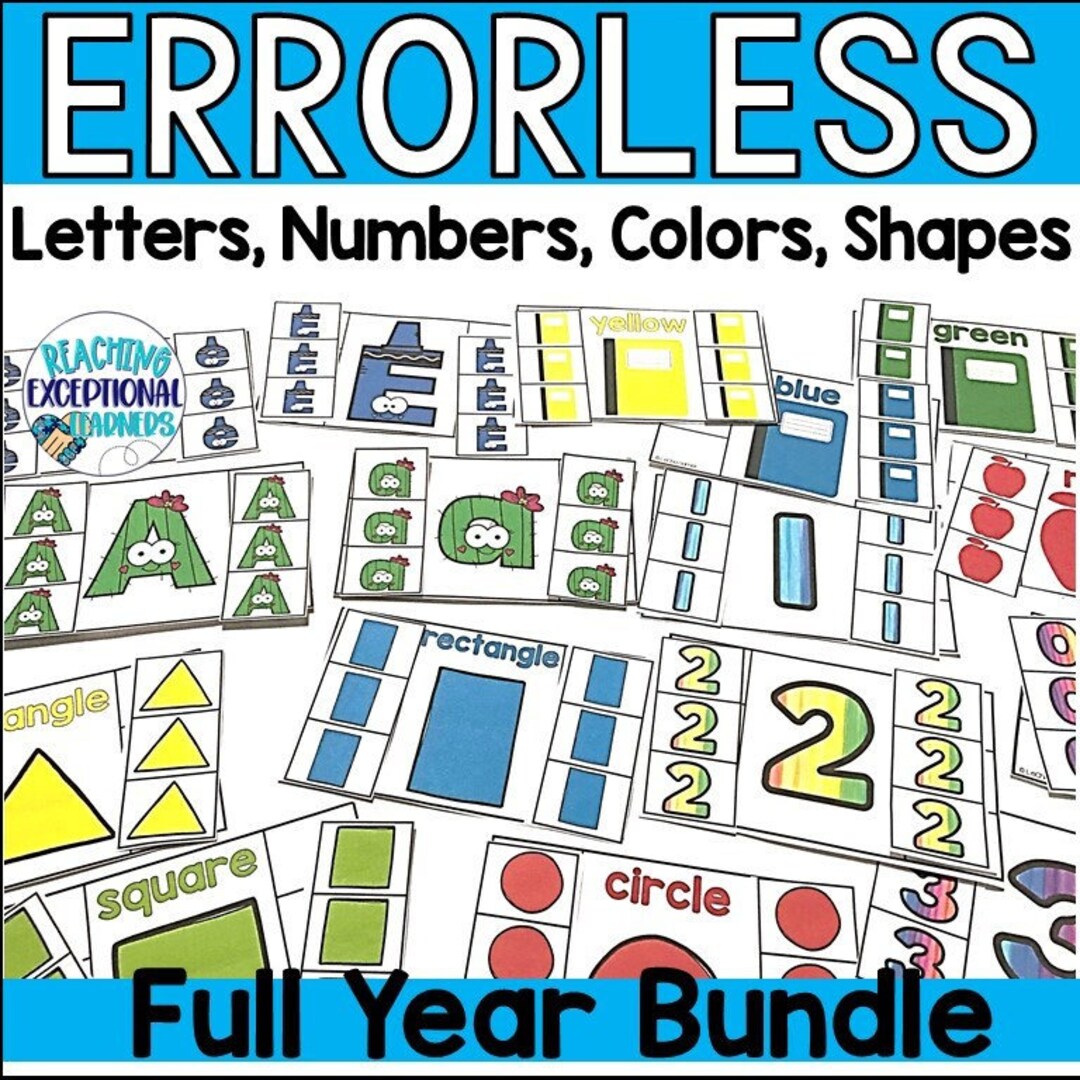 Errorless Task Box Bundle (Instant Download) - Etsy