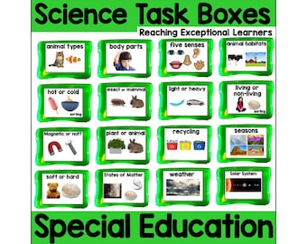 Premade Task Boxes for Special Education | Life Skills | Independent ...