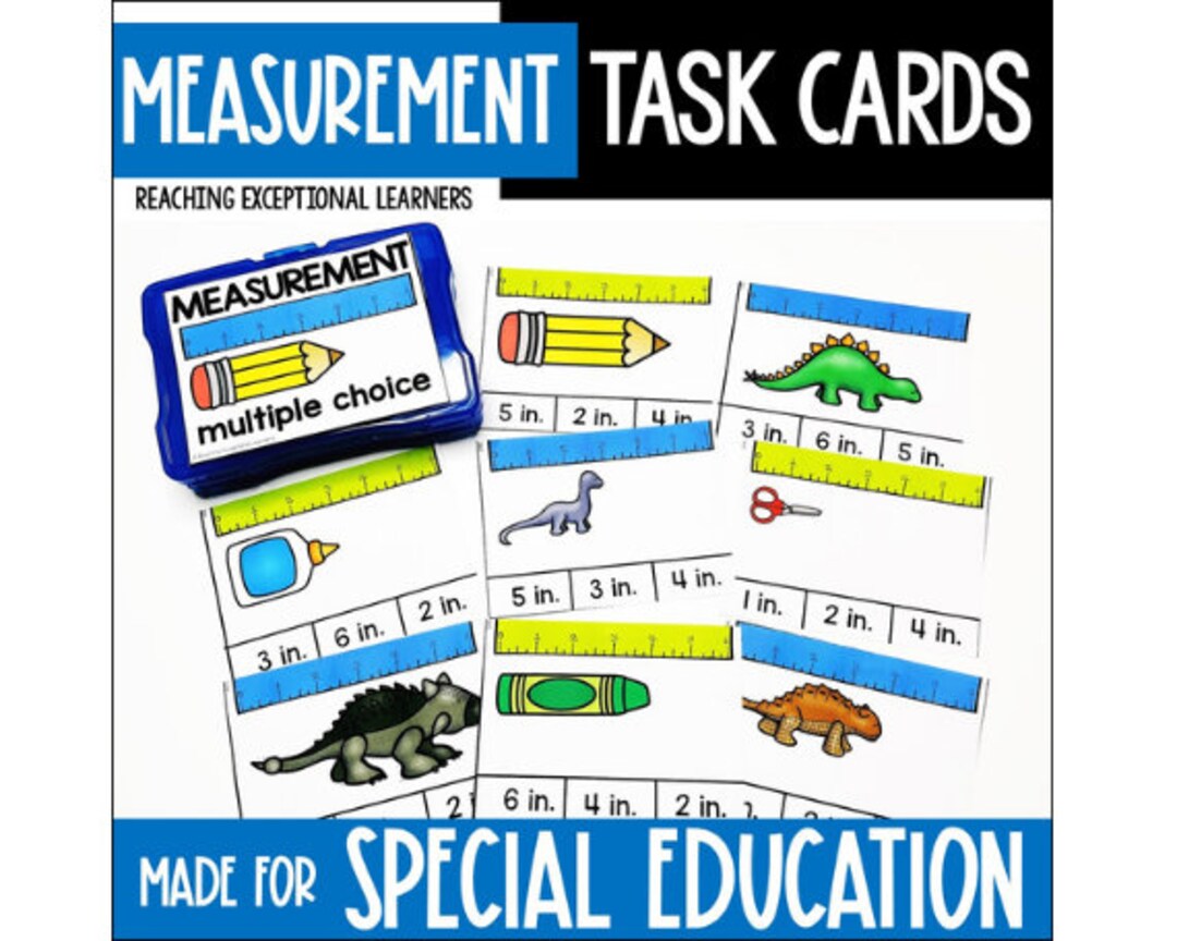 Measurement Task Cards - Etsy