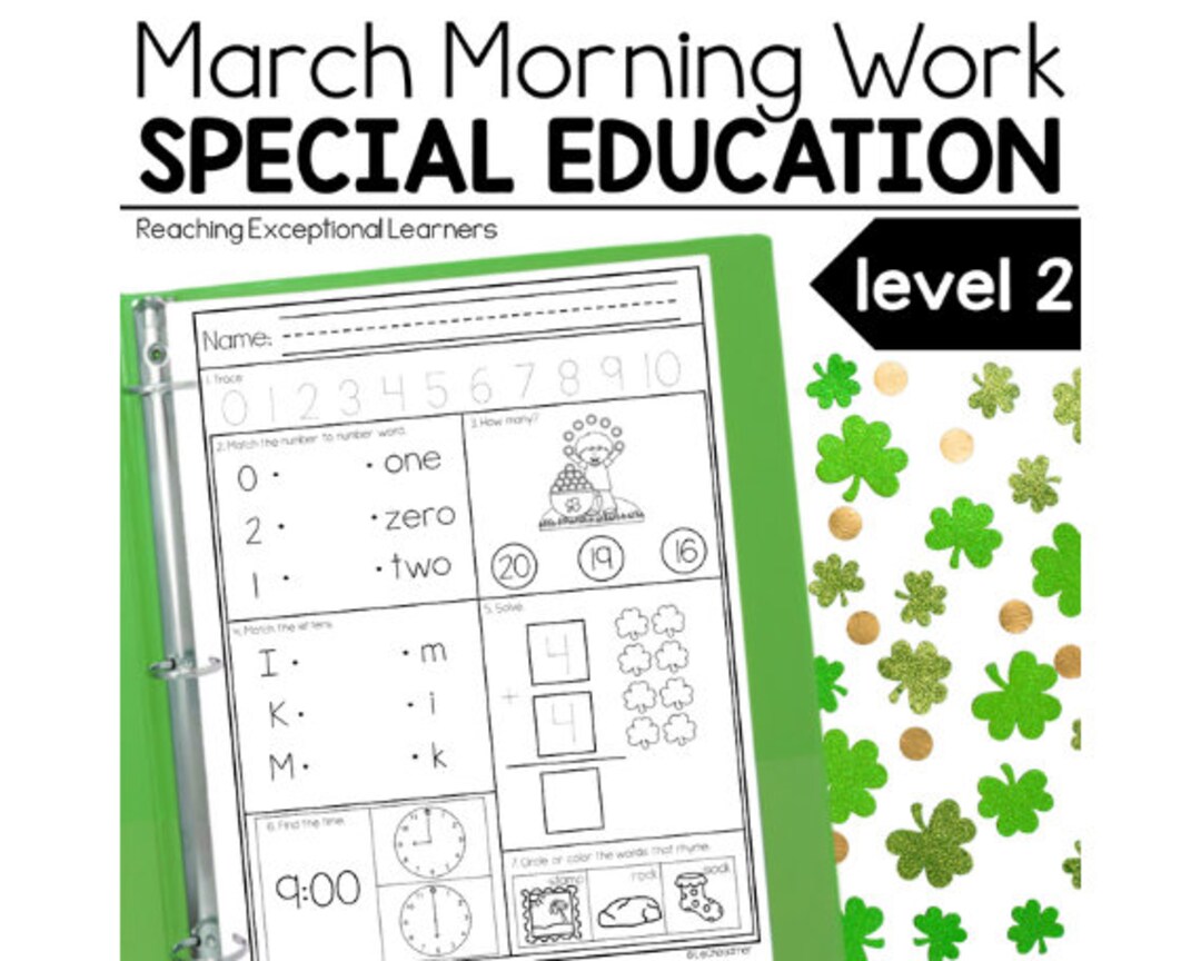March Morning Work Level 2 - Etsy