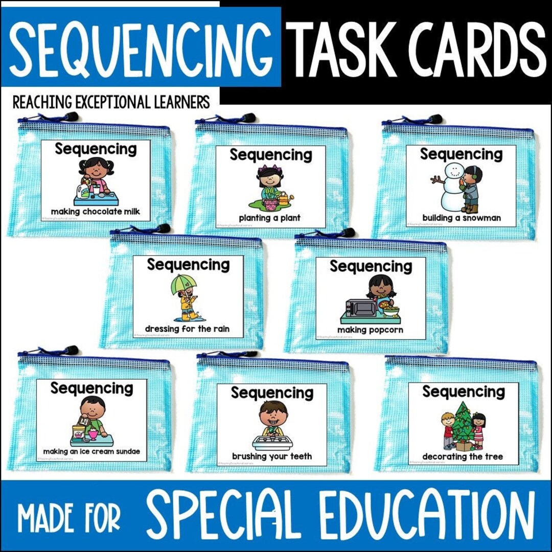 Sequencing Task Cards - Etsy